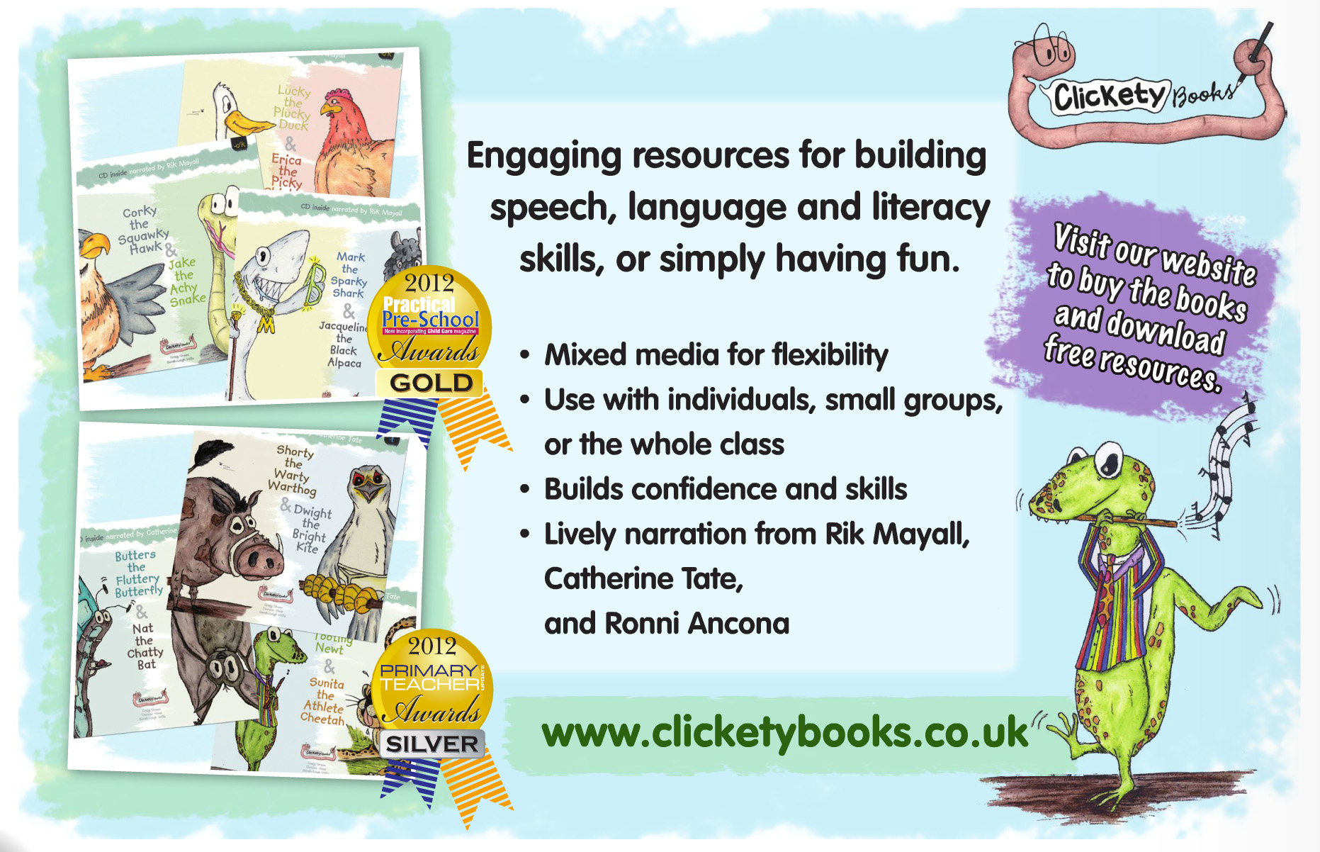Award Winning Clickety books hits Radio Cornwall! – Happy Designer
