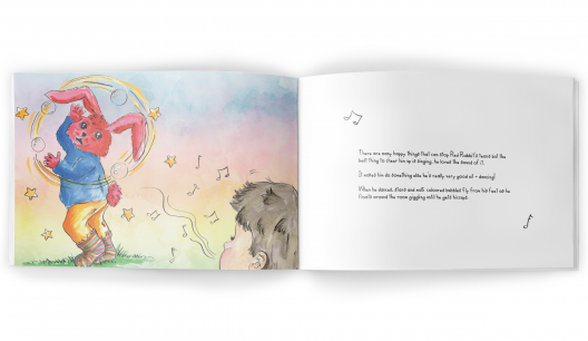 Children’s Book Red Rabbit – Written by J Hargreaves – Happy Designer