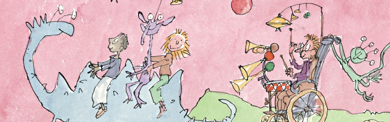 Quentin Blake; Children’s Illustrator – Happy Designer