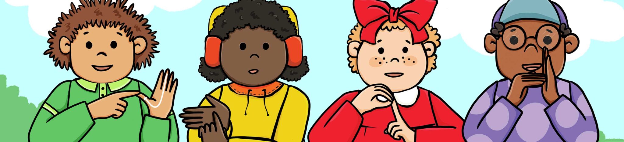 Signing Friends: A Fun Makaton Book Series for Kids’ Learning